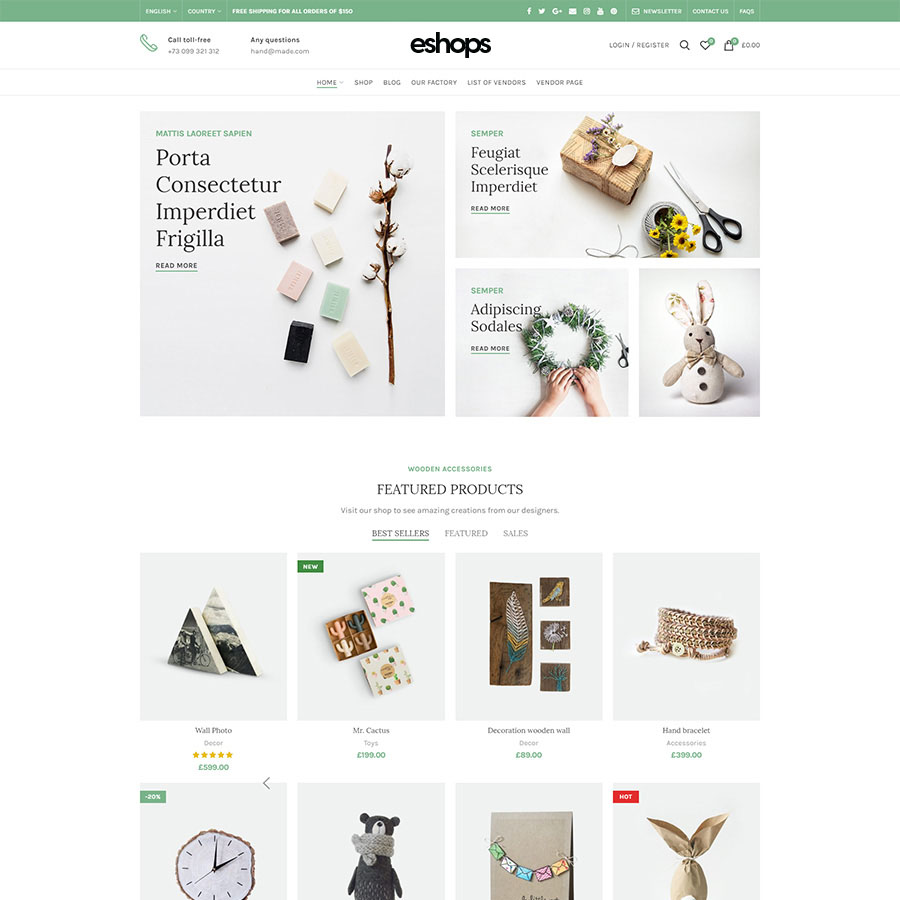 eShops – Robust eCommerce Shop Solution